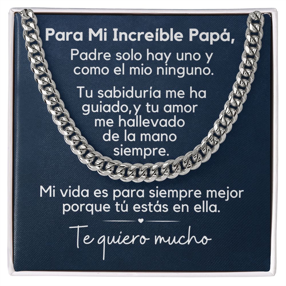 Regalo Para Papá | Cadena de Eslabones Cubanos | El Mio Ninguno ...